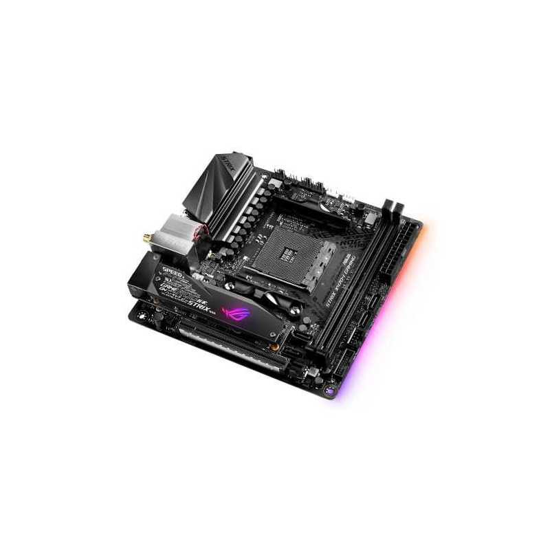 Asus STRIX X470-I GAMING, AMD X470, AM4, Mini ITX, DDR4, HDMI, Wi-Fi, RGB Lighting, M.2