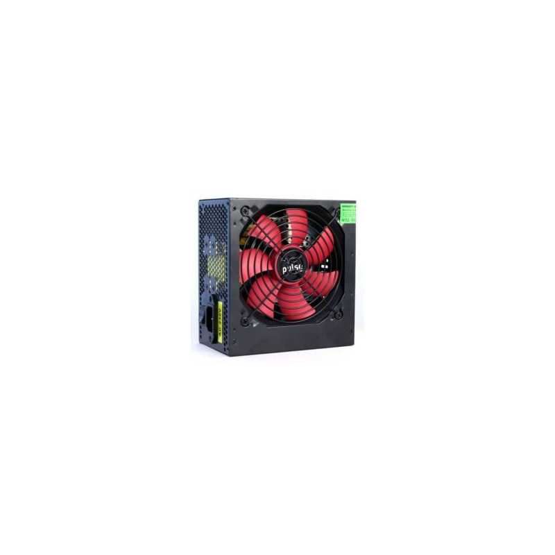 Pulse 650W PSU, ATX 12V, Active PFC, 4 x SATA, PCIe, 120mm Silent Red ...