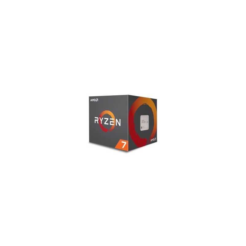 AMD Ryzen 7 2700 CPU with Wraith Cooler, AM4, 3.2GHz (4.1 Turbo), 8 ...