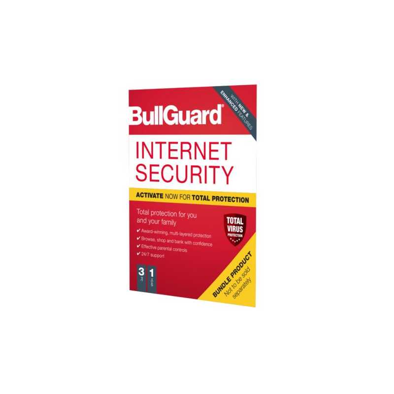 Bullguard Internet Security 2020 Soft Box, 3 User - 25 Pack, Windows ...