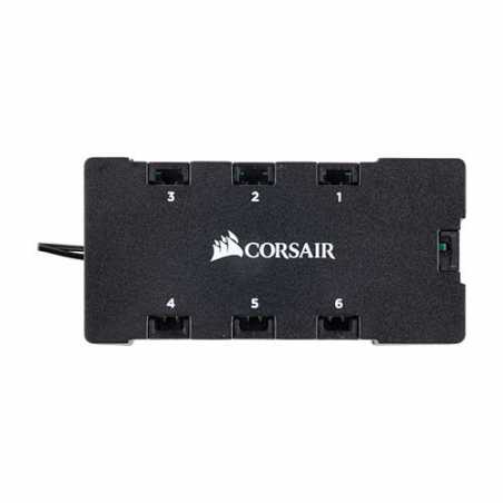 Corsair 6-port RGB LED Hub for Corsair RGB Fans, 6x 4-pin Connectors ...