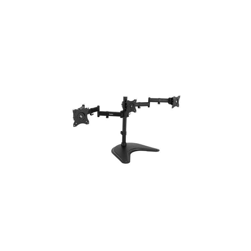 VonHaus Triple Arm Monitor Desk Mound Stand Suitable for 13" to 27 ...