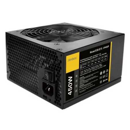 Antec 450W VP450P PSU, ATX V2.3, 12cm Fan, Dual 12V Rails, APFC ...