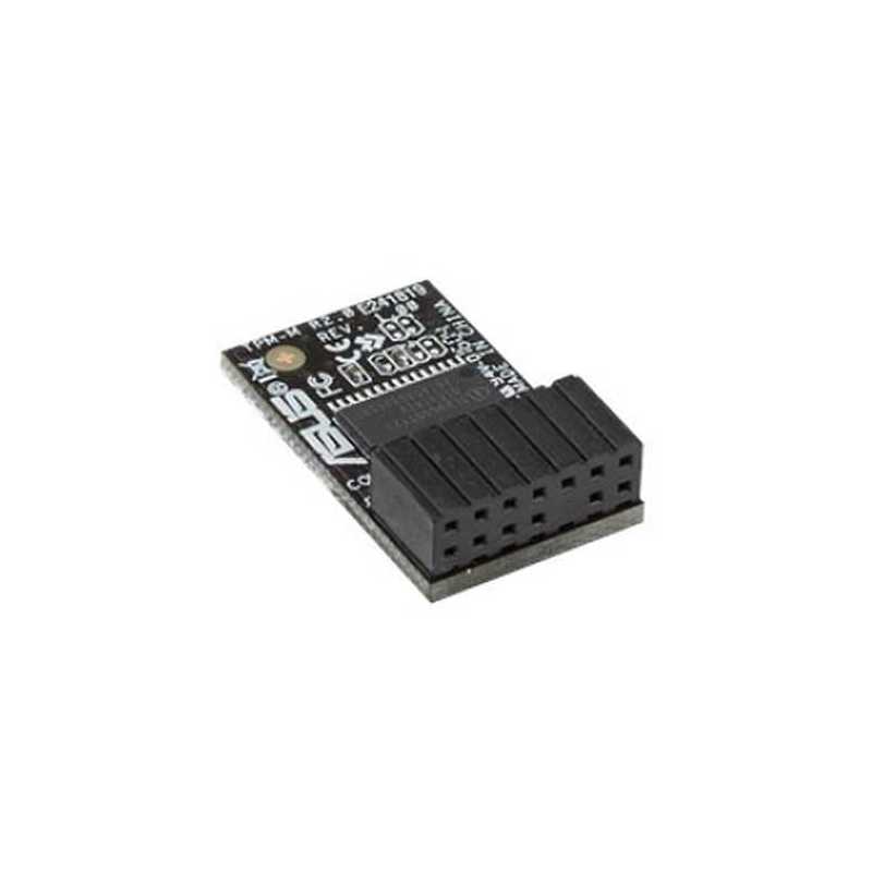 Asus (TPM-M R2.0) TPM Module, 14-1 TPM Header, Securely Stores Keys ...