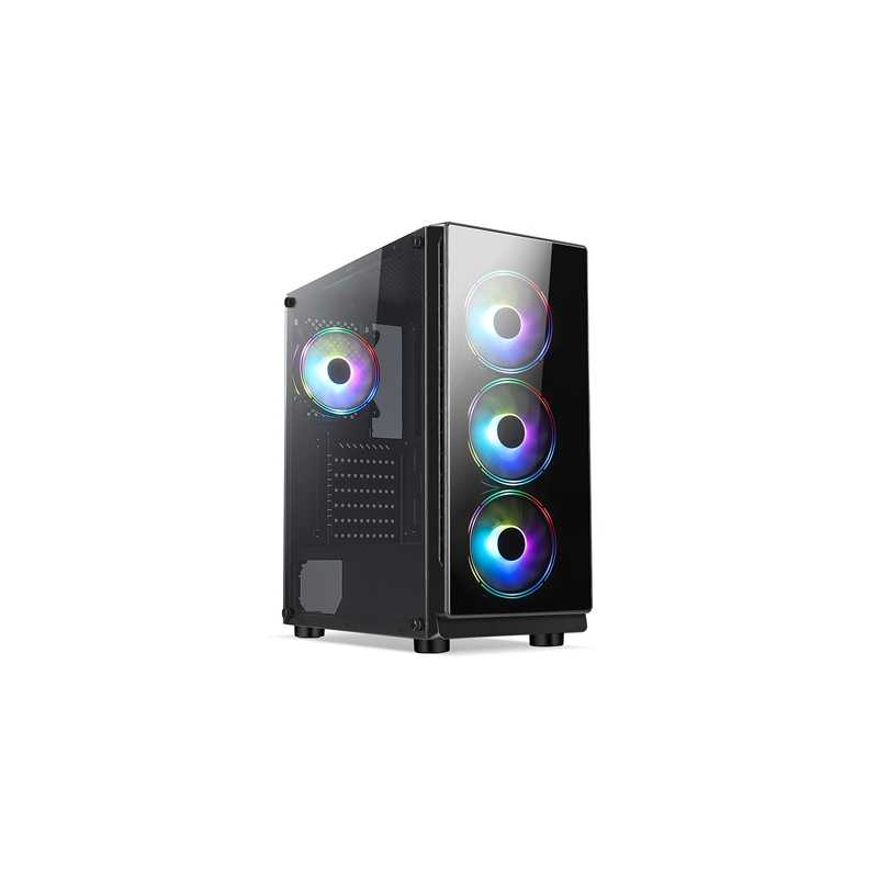 CRONUS Achos Case, Gaming, Black, Mid Tower, 1 x USB 3.0 / 2 x USB 2.0 ...