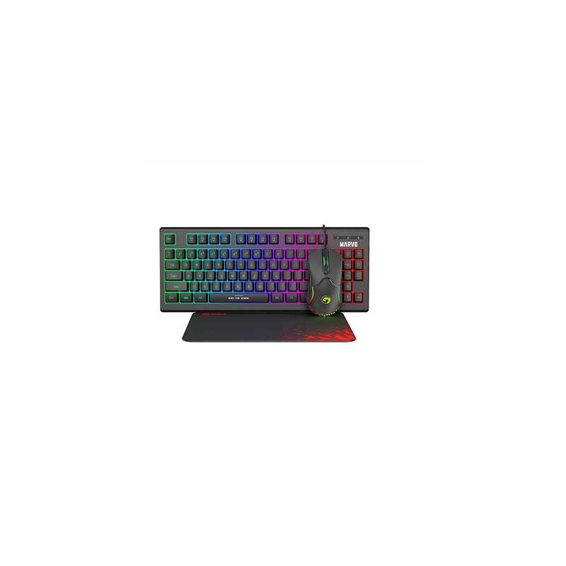 Marvo Scorpion CM310-UK 3-in-1 TKL Gaming Bundle, Keyboard, Mouse and ...