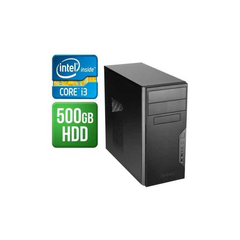 Spire Tower PC, Antec VSK3000B, i3-8100, 4GB, 120GB SSD, Corsair 450W ...