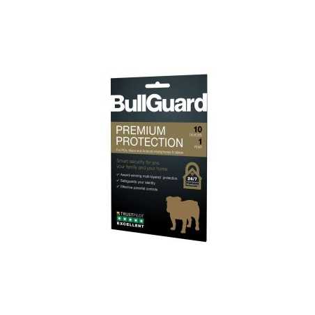 Bullguard Premium Protection 2019, 10 User - 10 Pack, Retail, PC, Mac ...