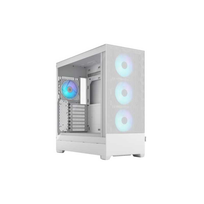 Fractal Design Pop XL Air RGB (White TG) Gaming Case w/ Clear Glass ...