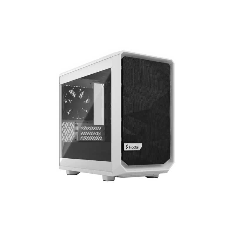 Fractal Design Meshify 2 Nano (White TG) Gaming Case w/ Clear Glass ...