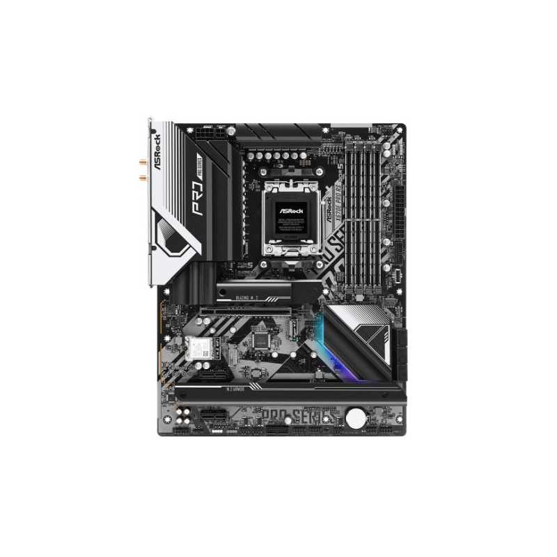 Asrock X670E PRO RS, AMD X670, AM5, ATX, 4 DDR5, HDMI, DP, Wi-Fi 6E, 2 ...