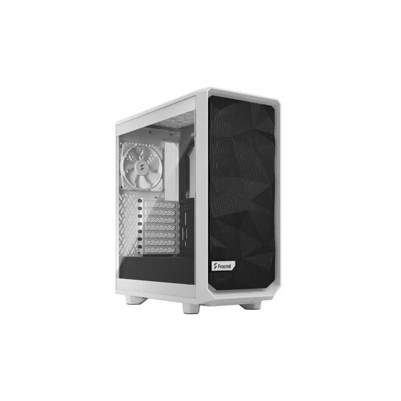 Fractal Design Meshify 2 Compact Lite (White TG) Gaming Case w/ Clear ...