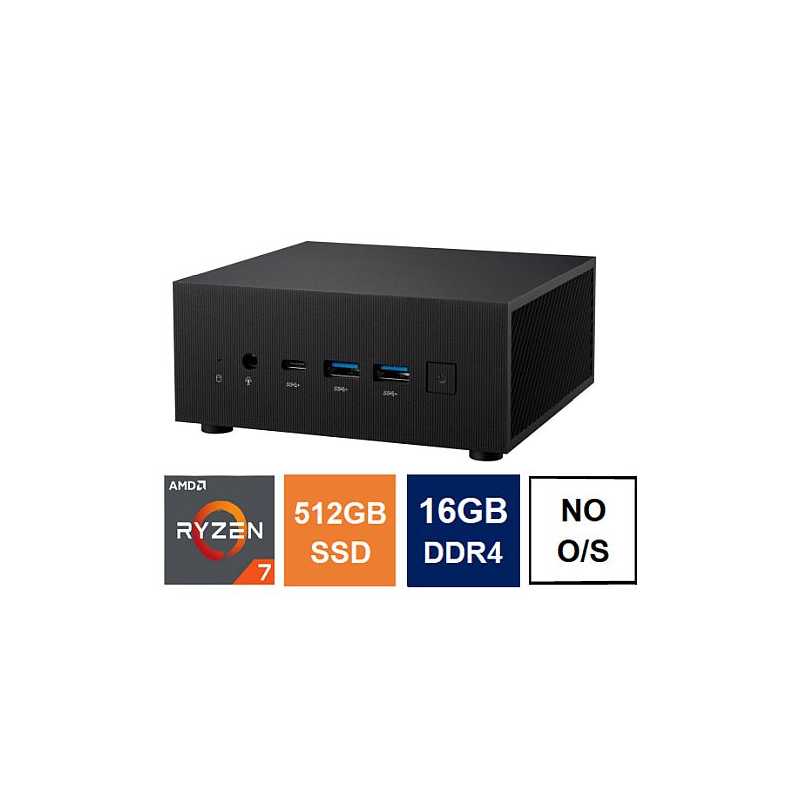 Spire Mini PC, Asus PN52 Case, Ryzen 7 5800H, 16GB 3200MHz, 512GB SSD ...