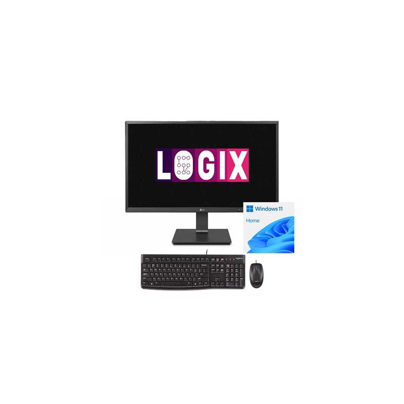 LOGIX 27 Inch Full HD Intel Quad Core All-in-One AiO Desktop PC with ...