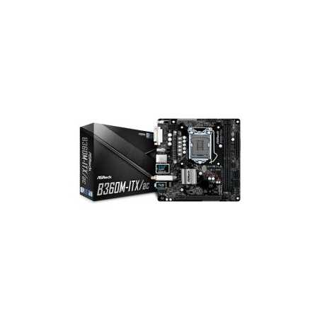 Asrock B360M-ITX/AC, Intel B360, 1151, Mini ITX, DDR4, DVI, HDMI, DP ...