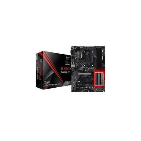Asrock B450 GAMING K4, AMD B450, AM4, ATX, 4 DDR4, XFire, VGA, HDMI, DP ...