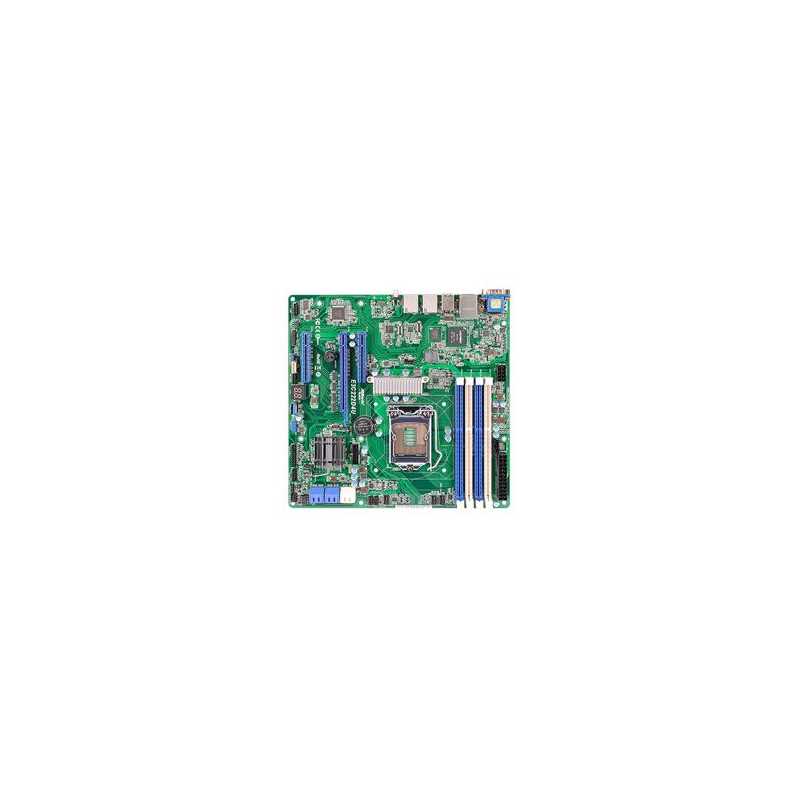 Asrock Rack E3C222D4U Server Board, Intel C222, 1150, Micro ATX, Dual ...