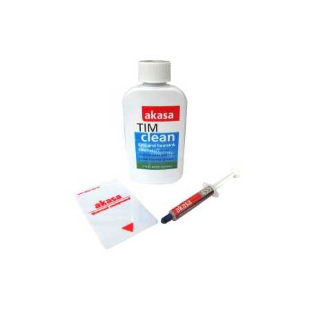 Akasa Tim-Kit Thermal Heat Paste & CPU/Heatsink Cleaner, Spreader ...