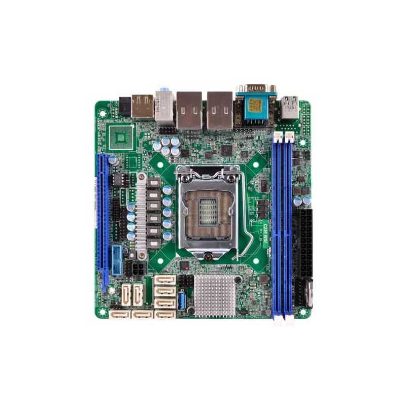 Asrock Rack C236 WSI Server Board, Intel C236, 1151, Mini ITX, DDR4 ...