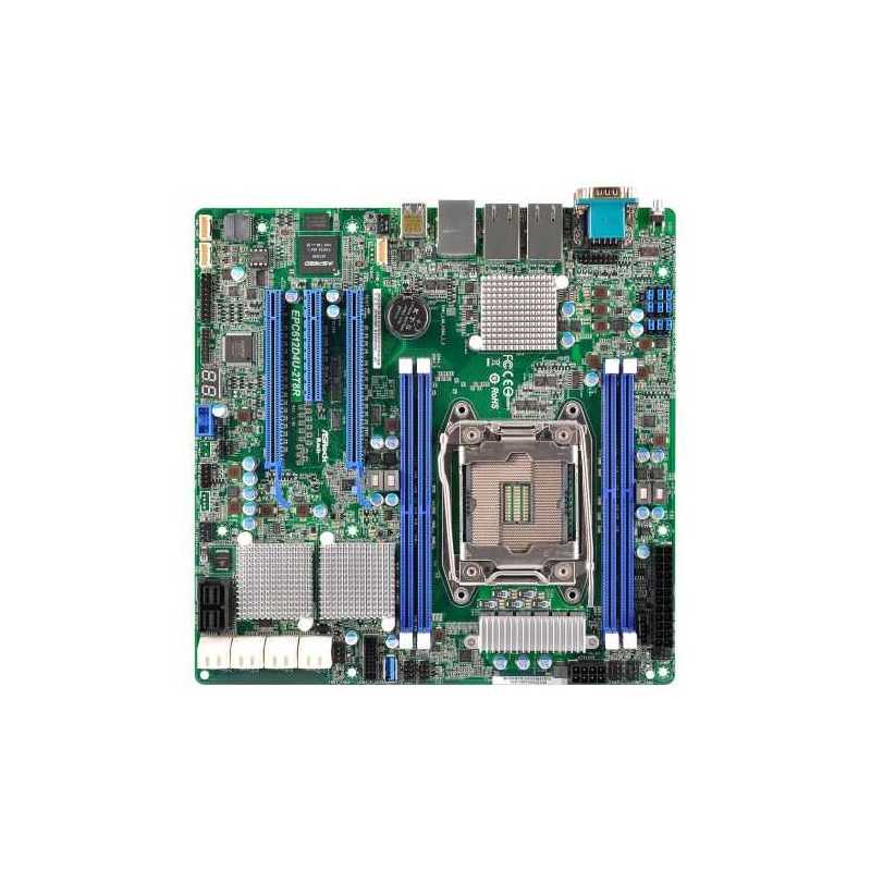Asrock Rack EPC612D4U Server Board, Intel C612, 2011, Micro ATX, Dual ...